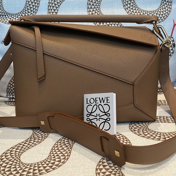 Loewe | Bags | Loewe Puzzle Medium Toffee Gold Hardware | Poshmark